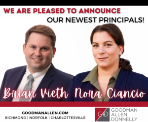Congratulations to our 2023 Principals - Goodman Allen Donnelly